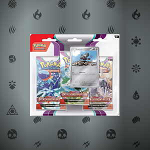 Knattox | 3 Booster-Packs | Pokemon Karten deutsch | Karmesin & Purpur